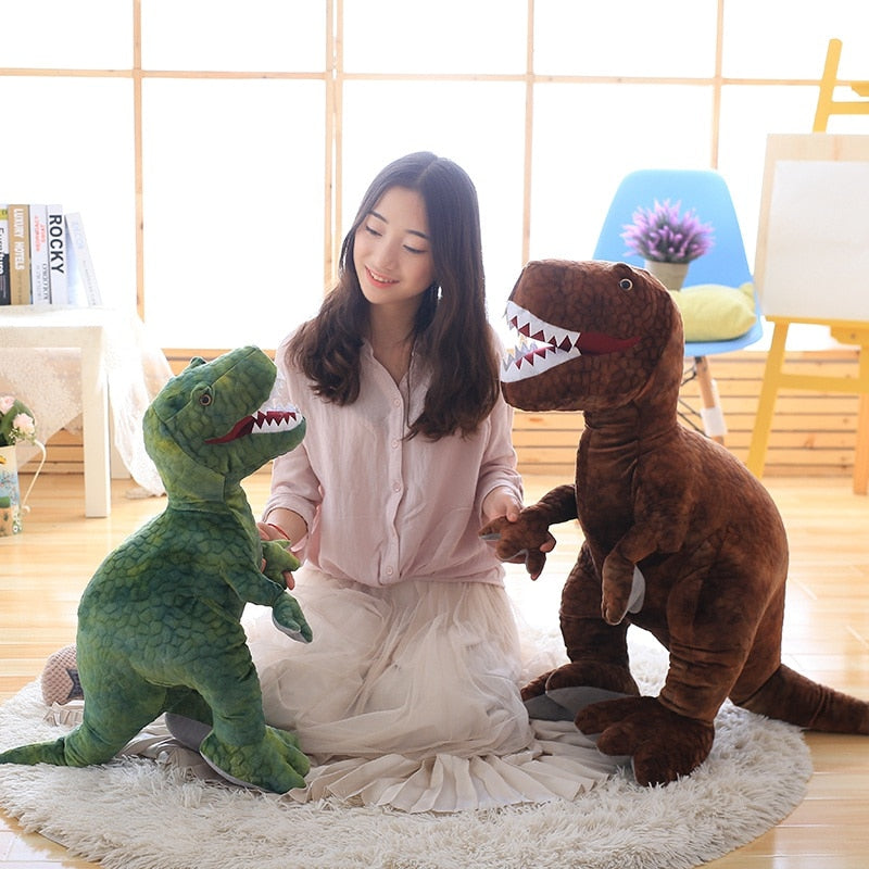 Simulation Dinosaur Doll Triangle Dragon Tyrannosaurus Plush Toy ...