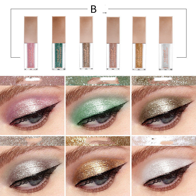 Matte Pearlescent Eyeshadow Sequined Diamond Eyeshadow Set – ALPSCOMMERCE