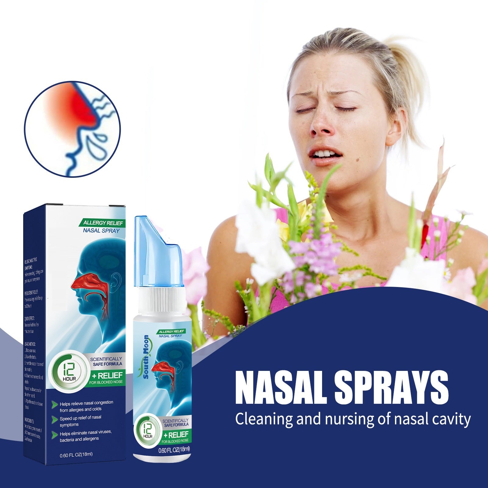 Nasal Itching Nasal Congestion Runny Nose Cleaning Nasal Comfort Venti ...