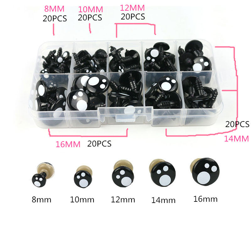 Full Black Eye Screw Eye Flash Eye Toy Accessories – ALPSCOMMERCE