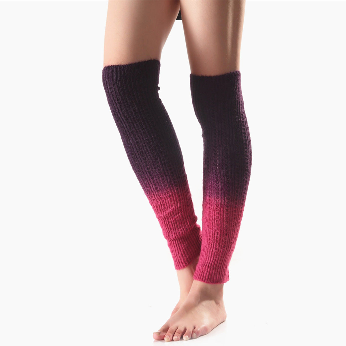 Soft Cashmere Segment Dye Gradient Sock Boot Cover – ALPSCOMMERCE