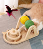Creative Solid Wood Turntable Sisal Ball Cat Toy – ALPSCOMMERCE