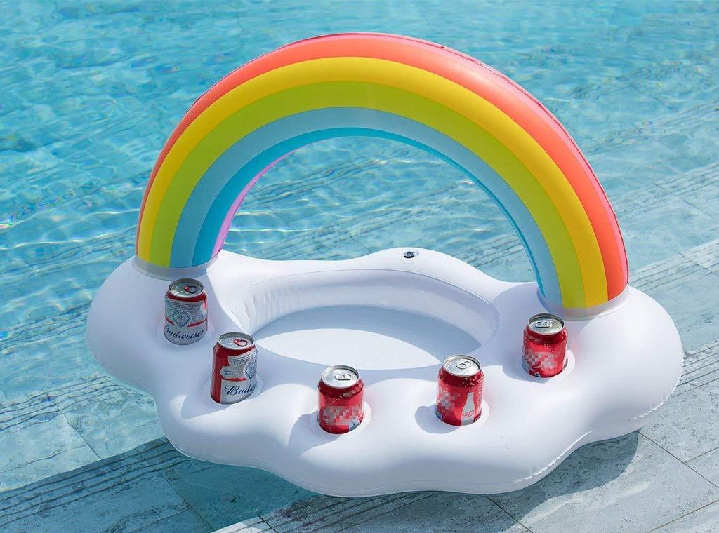 Gay Pride Rainbow Inflatable Pool Float Cooler – ALPSCOMMERCE