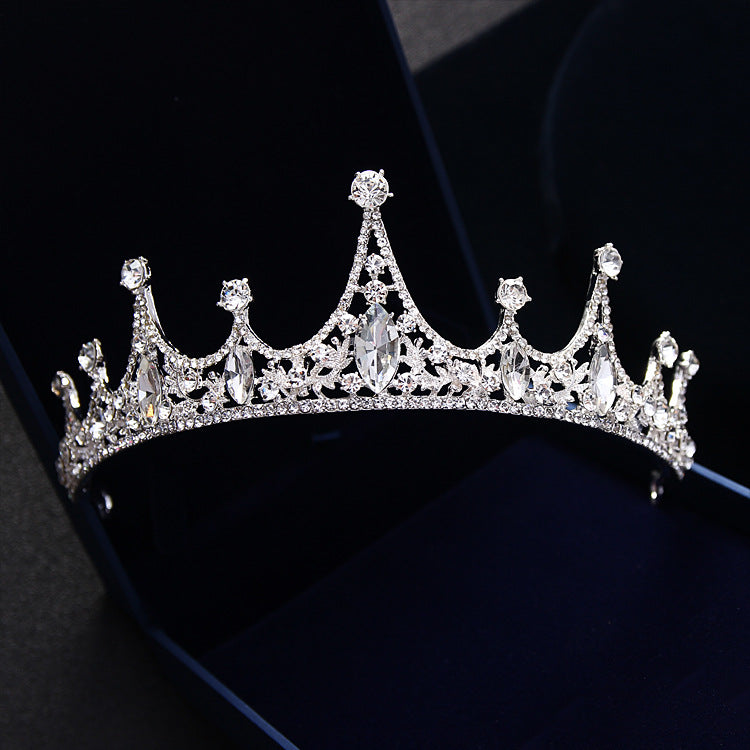 Korean Princess Bride Wedding Wedding Tiara jewelry hair accessories Q ...